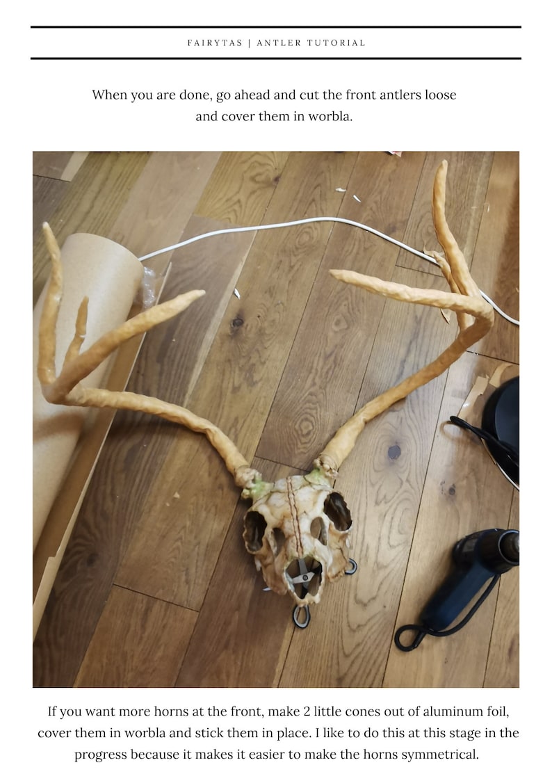 PDF Instant Download Antler Tutorial - Etsy