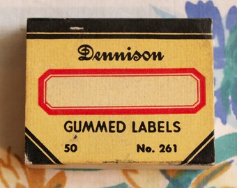Gummed Labels | Etsy