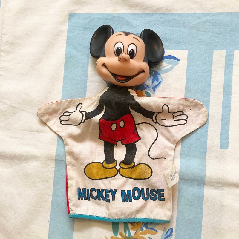 Mickey Mouse Puppet - Etsy