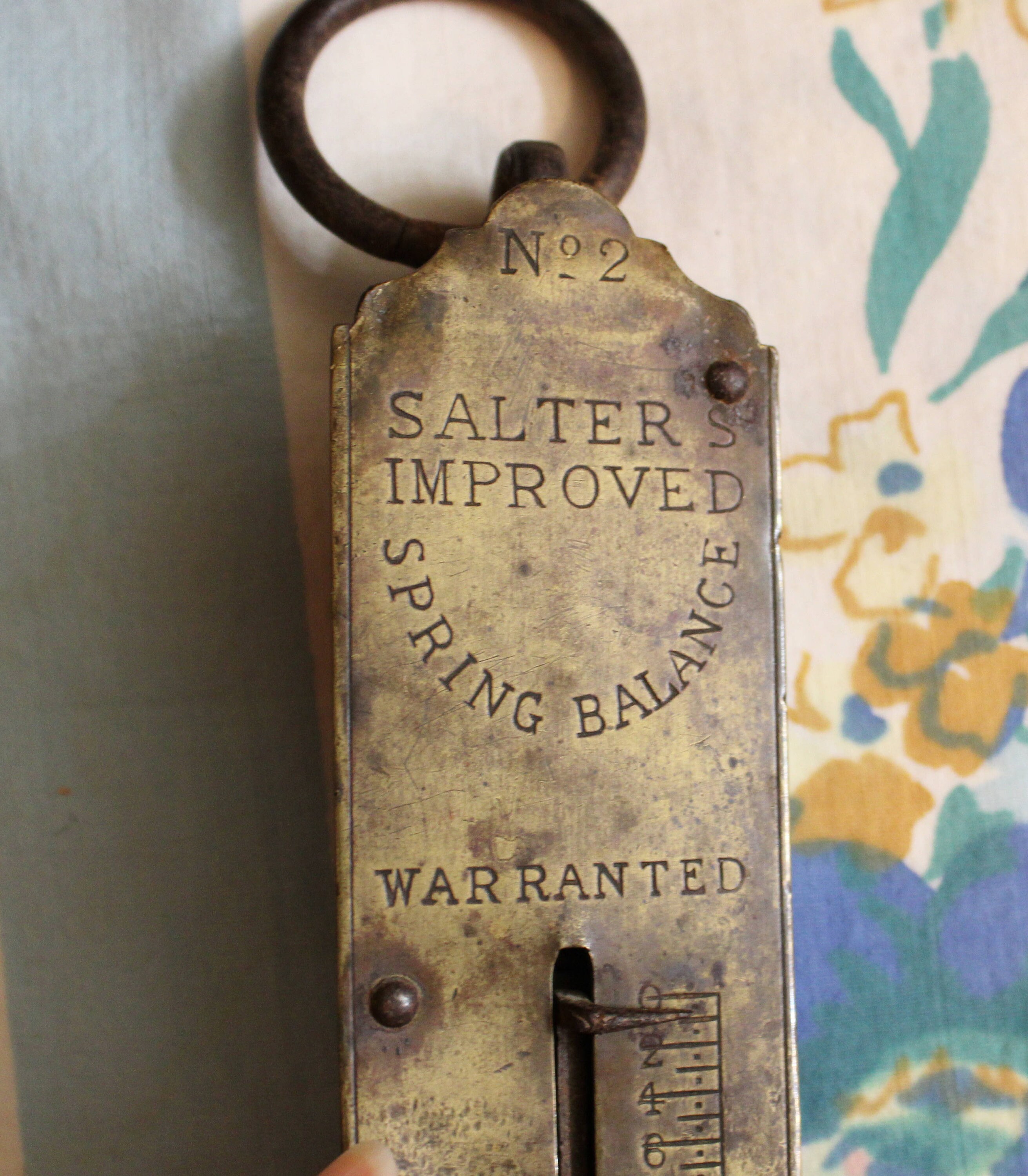 Spring Balance Scale, Store Scale, Salter Improved, 25lb Scale, Vintage ...