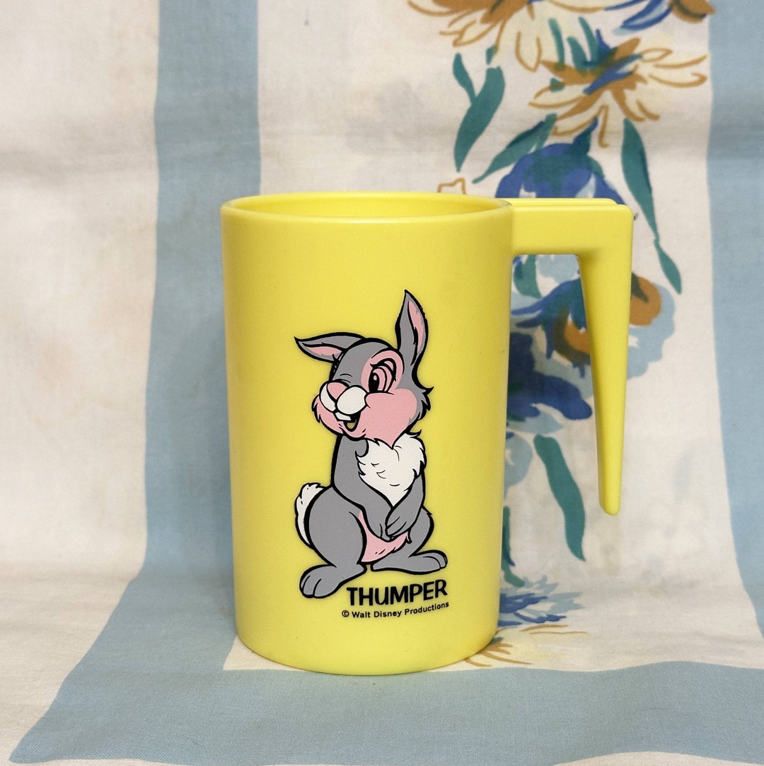 Thumper Mug, Plastic Thumper Kids Mug, Disney Mug, 1970s - Etsy