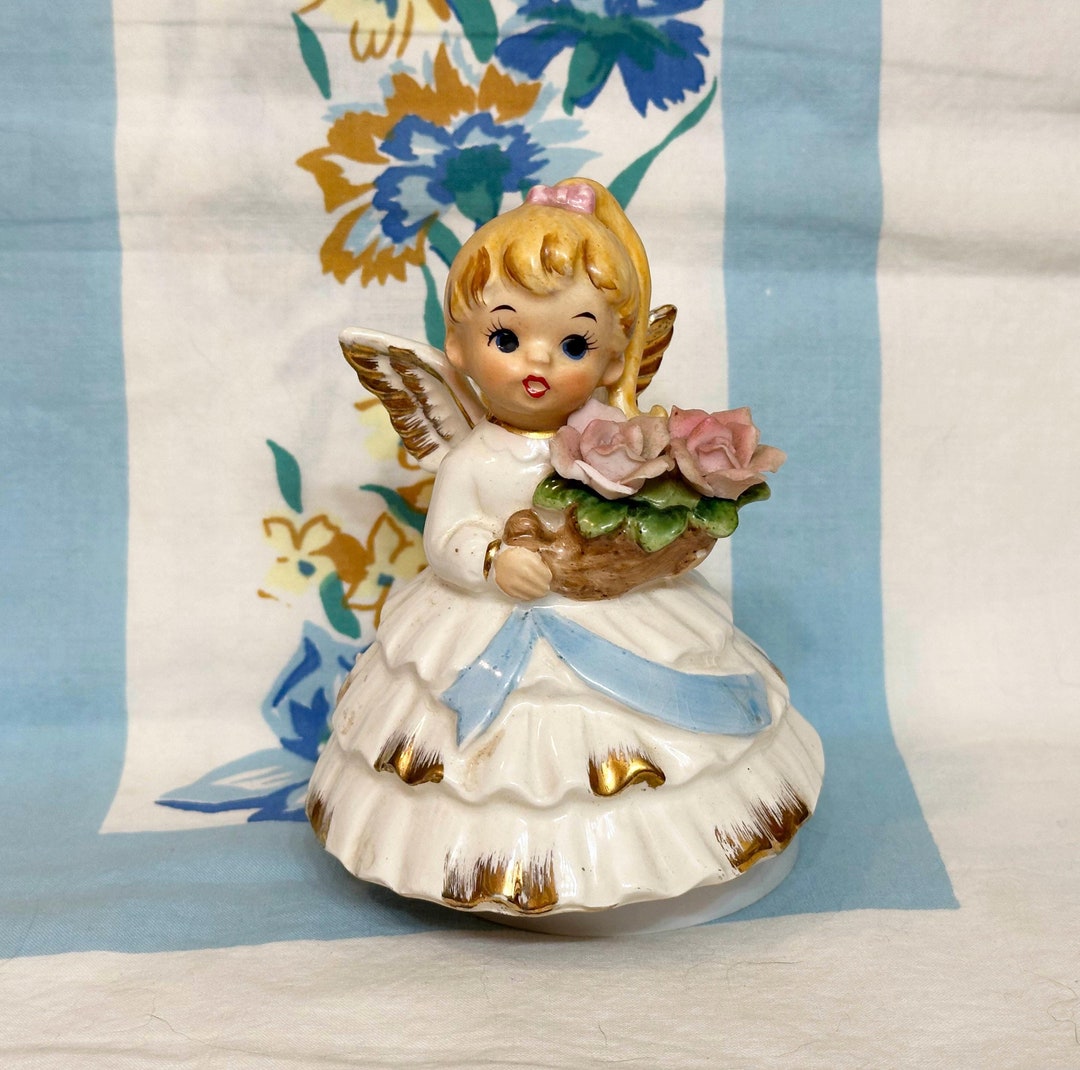 Angel, Angel Music Box, Lefton Birthday Angel, Musical Angle, Japan ...