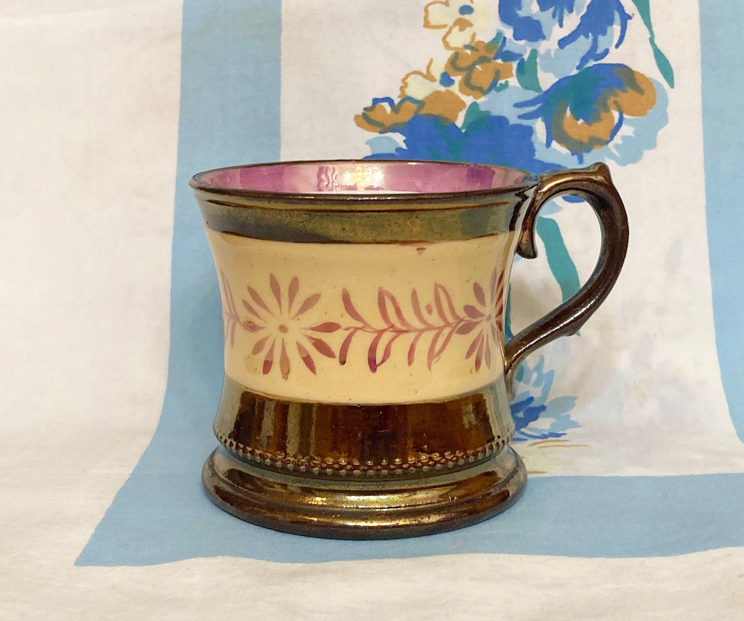 Copper Lusterware Copper Lusterware Mug Lusterware Coffee - Etsy