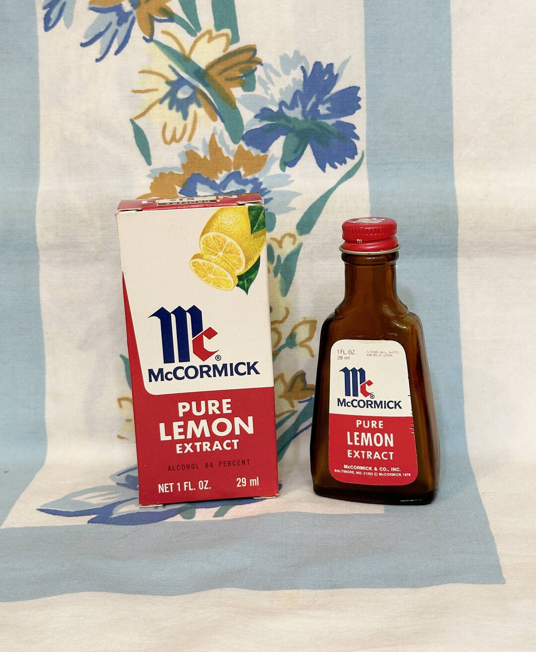 Mccormick Bottle, Mccormick Lemon Extract, 1980s - Etsy