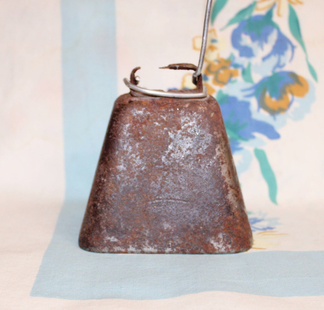 Rusty Bell, Cow Bell, Goat Bell, Farm Animal Bell, Rustic Bell, 1930s ...