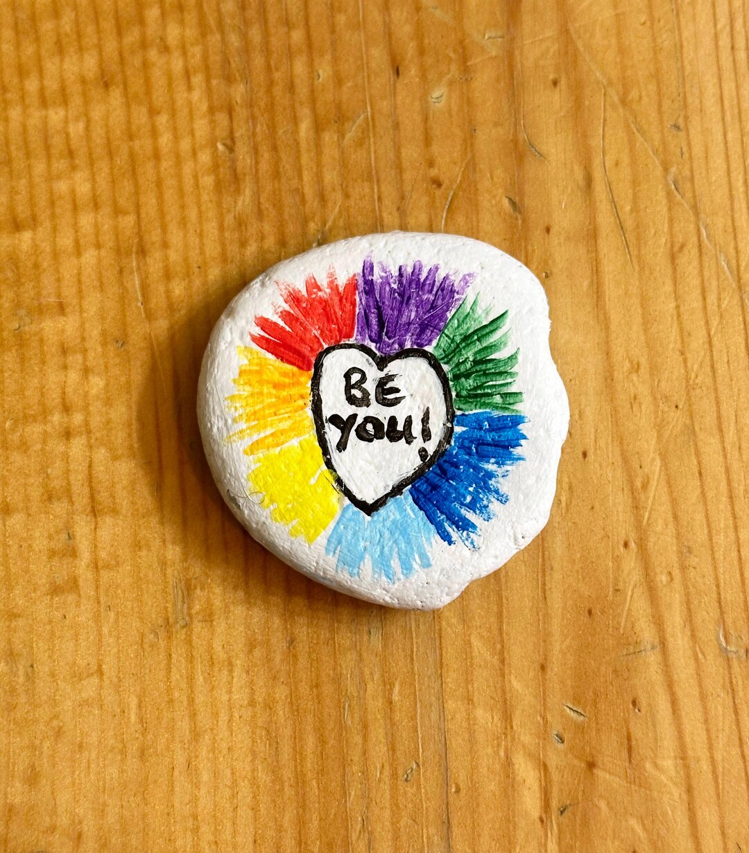 Kindness Rock, Painted Rock, Pride Rock, LGBTQ Pride Rock - Etsy