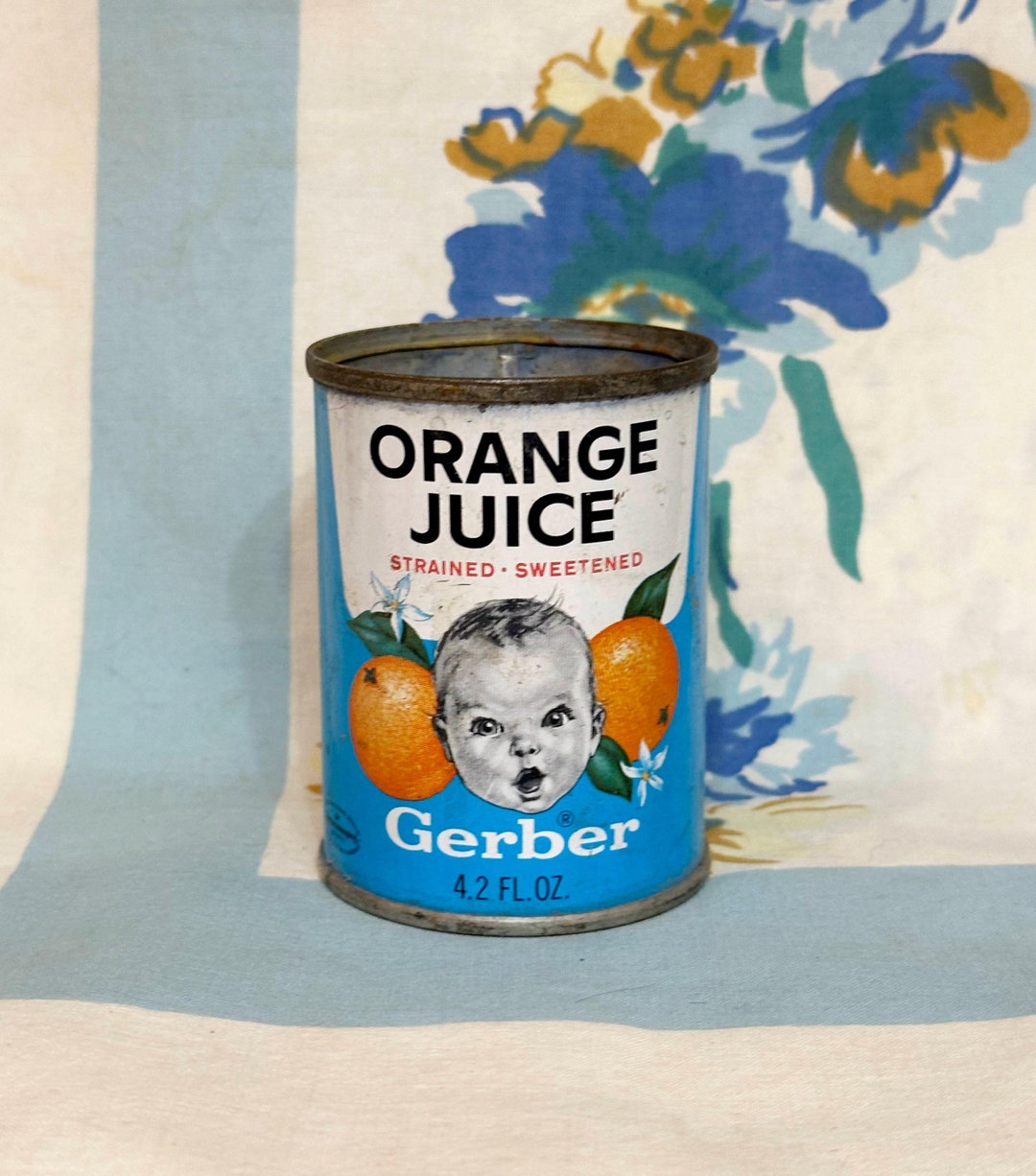 Orange Juice Can, Gerber Baby Orange Juice Can, 1950s - Etsy