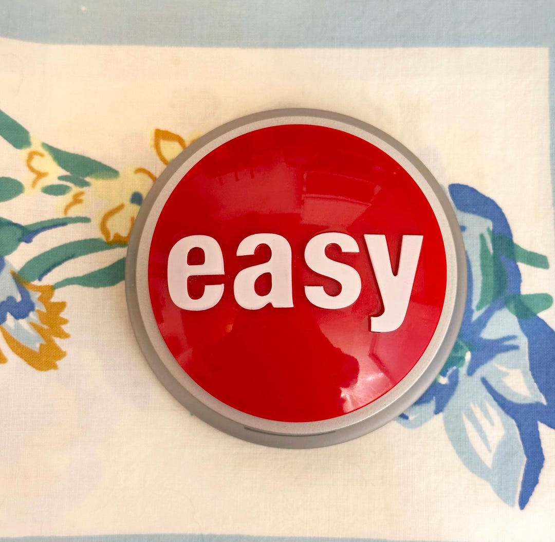 Easy Button, Staples Advertising Promo Button, 2005- WORKS! - Etsy