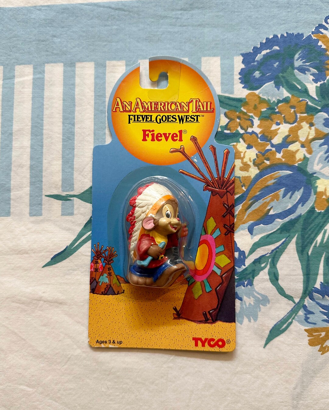 Fievel Figure, an American Tale, Fievel Goes West Figure, 1991, Tyko - Etsy