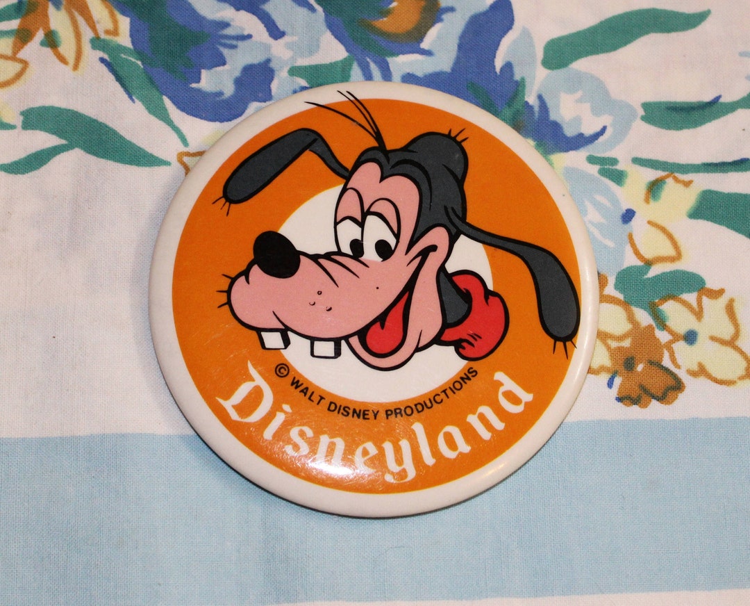 Goofy Disneyland Button, Disneyland Badge, 1980s - Etsy
