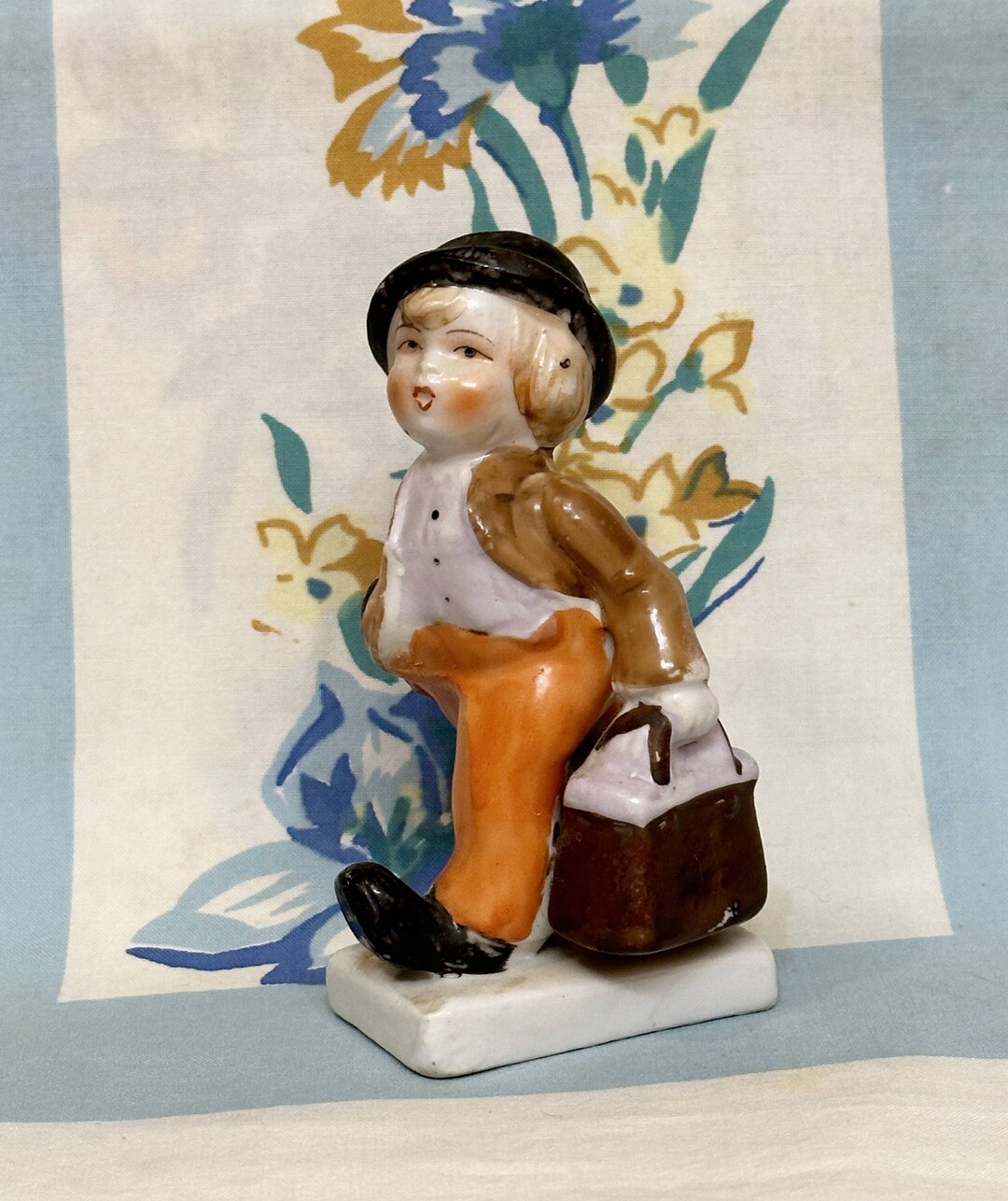Boy Statue Boy With Umbrella Figure Japan - Etsy