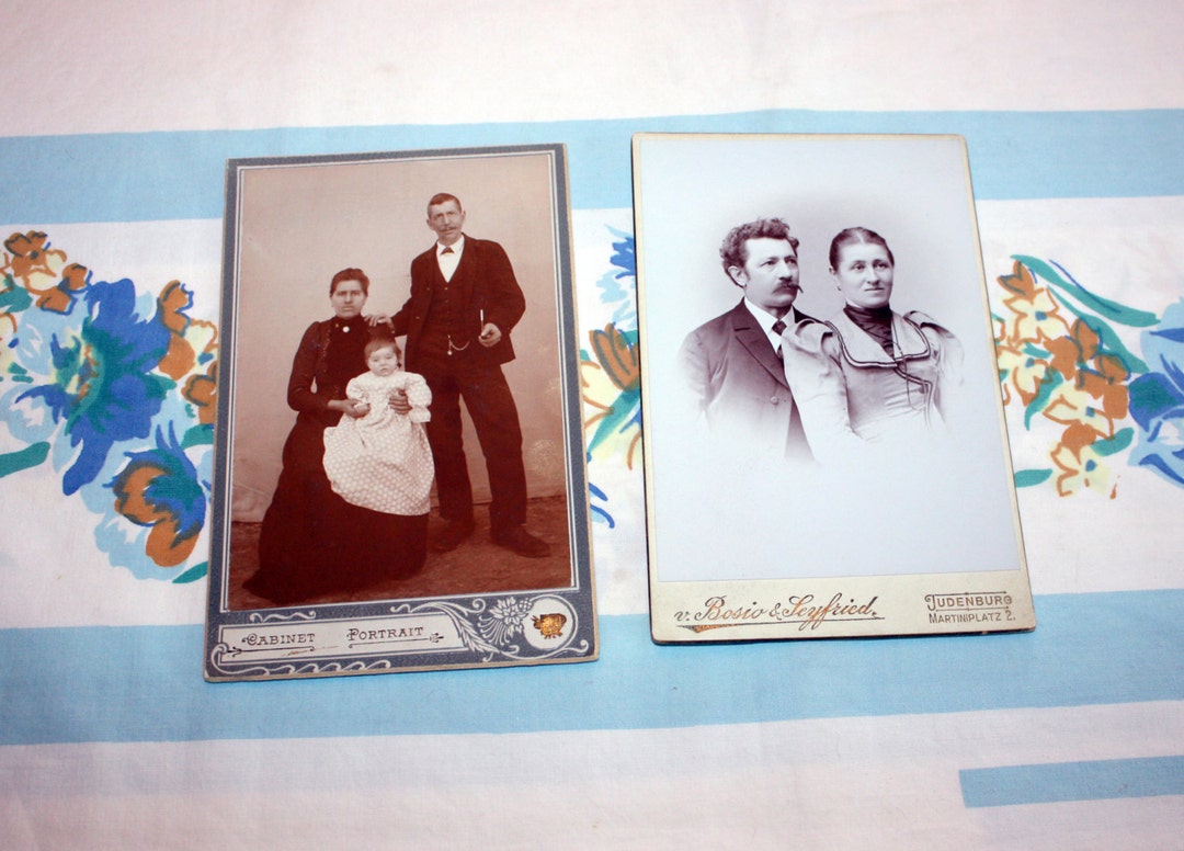 Cabinet Cards, Cabinet Card Portraits, Vintage Photos, Set of 2, Late ...