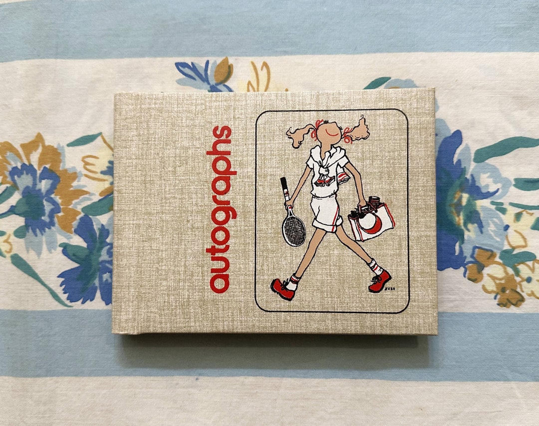 Autograph Book, Tennis Autograph Book, Autograph Album, 1970s - Etsy