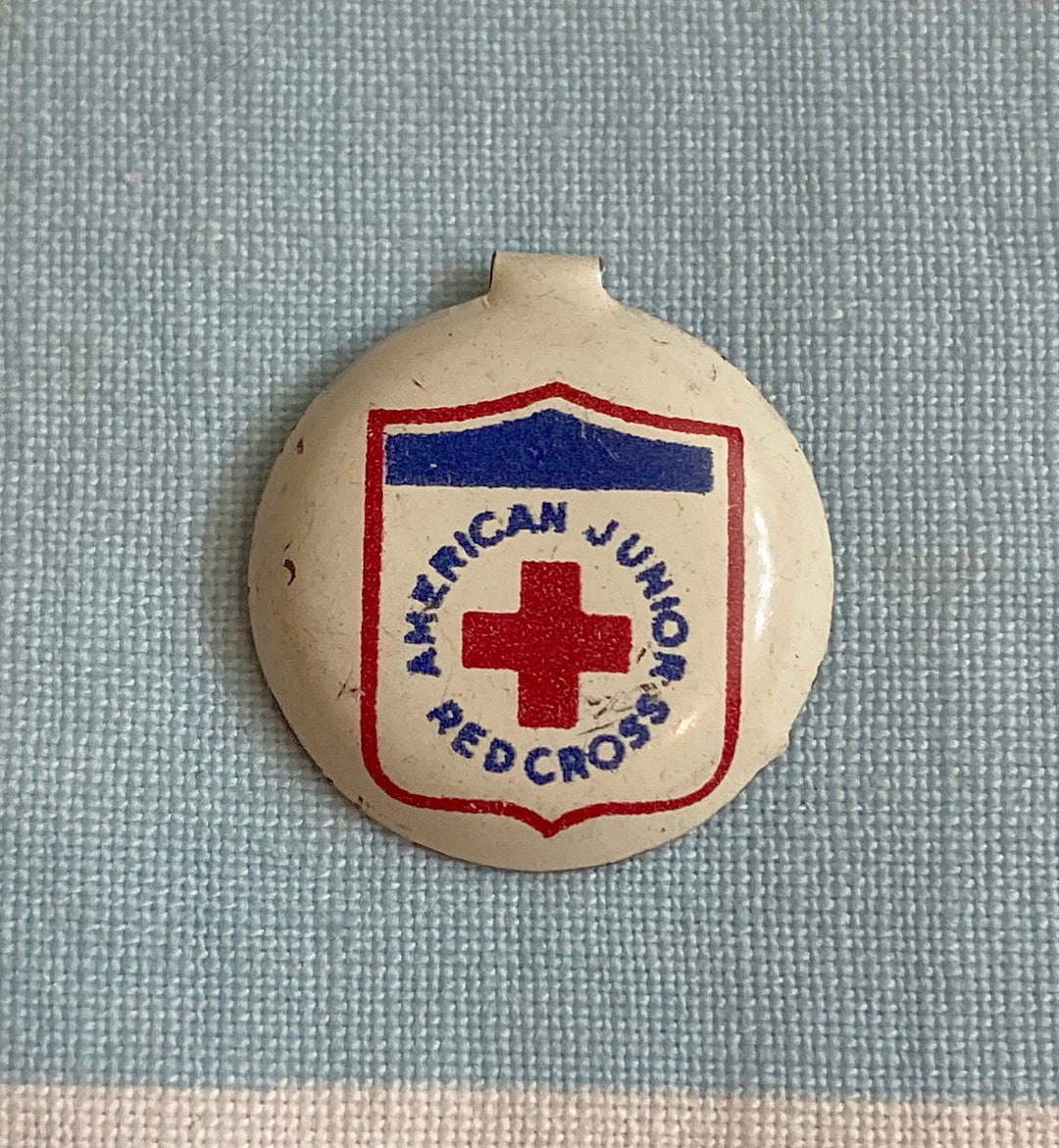 American Junior Red Cross Lapel Pin, Collar Tab, 1950s - Etsy