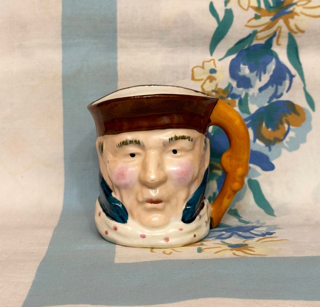 Toby Mug, Small Toby Mug, Man Head Mug, Japan, 1950s - Etsy