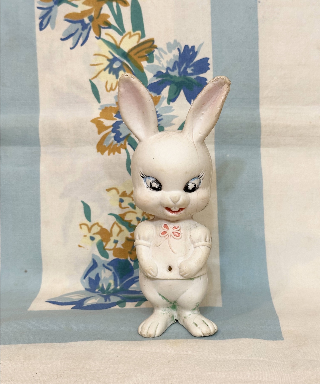 Bunny Toy, Plastic Rabbit, Plastic Bunny, Hong Kong, 1960s - Etsy