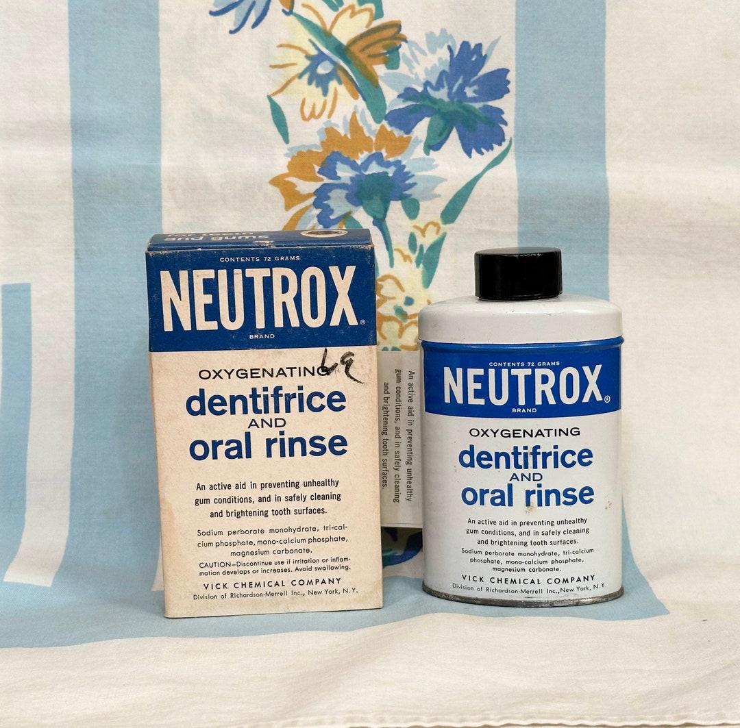 Dental Powder, Neutrox Dentifrice, Dental Tin, 1940s - Etsy