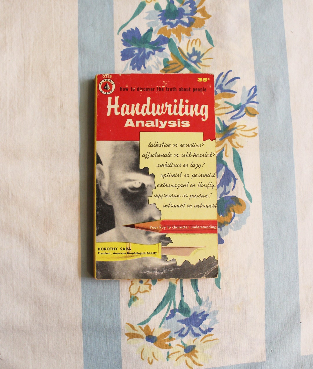 Handwriting Analysis, 1956 Pyramid Book - Etsy