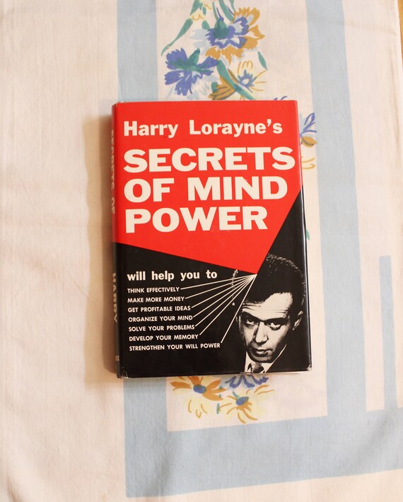 Harry Lorayne's Secrets of Mind Power 1961 Book - Etsy