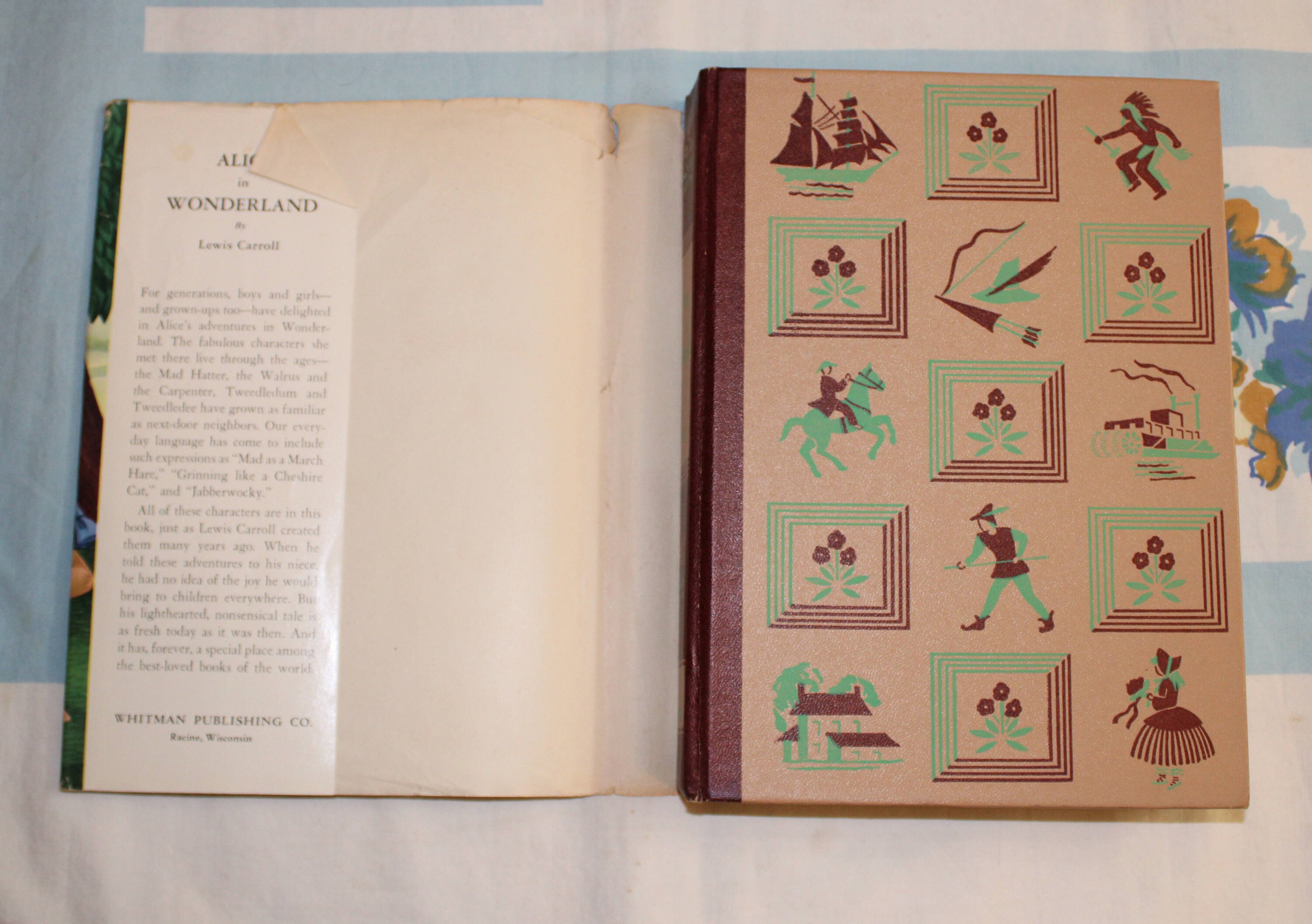 Alice in Wonderland, 1945 Whitman Book - Etsy
