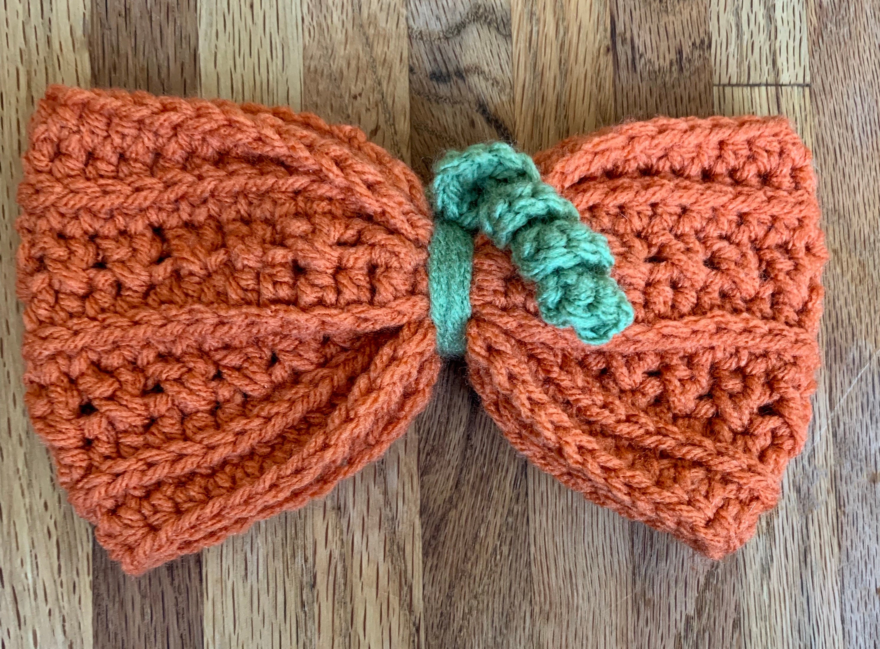 Twisted Pumpkin Bow Pattern, Crochet Bow Pattern, Crochet Pattern ...