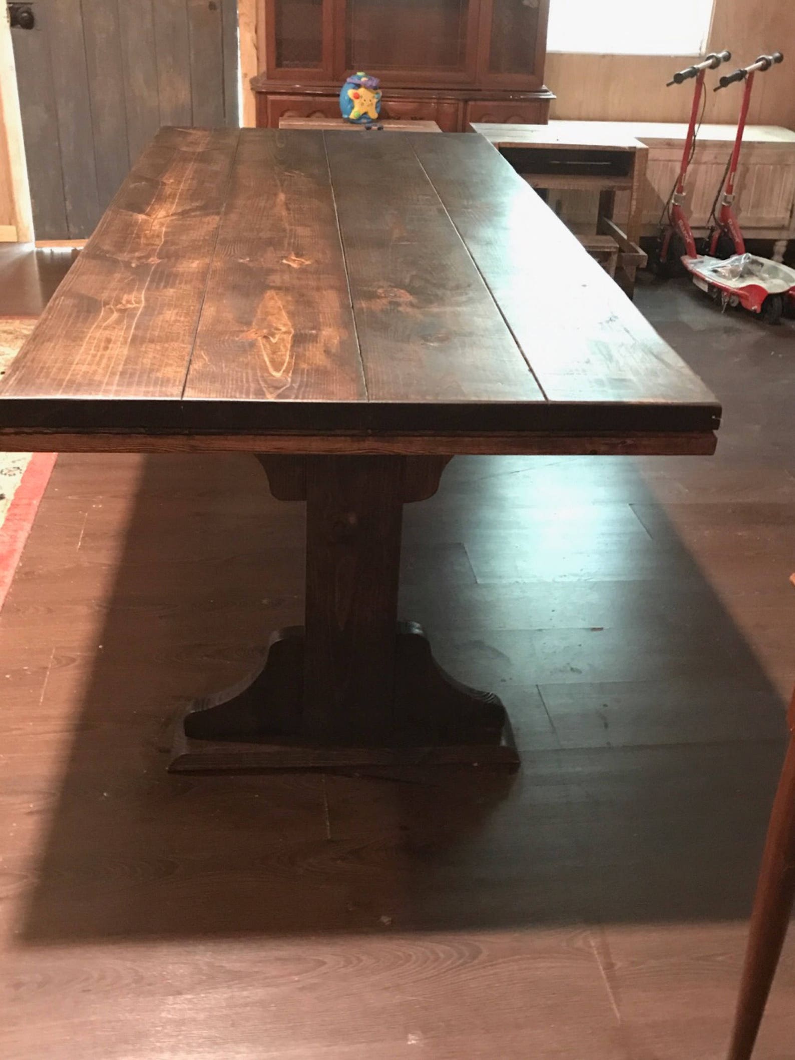 Dark Finish Dining Table - Etsy