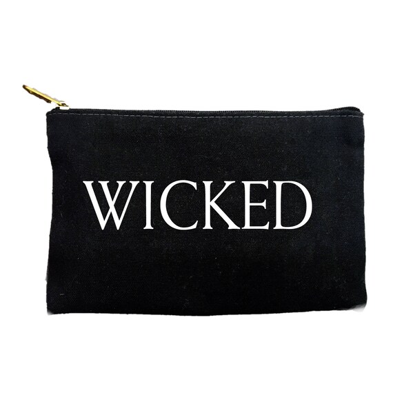 WICKED. WITCHY makeup bag canvas pouch | Etsy