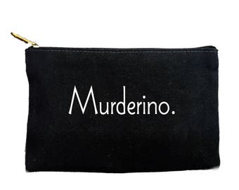 Murderino. My Favorite Murder Makeup Bag | Etsy