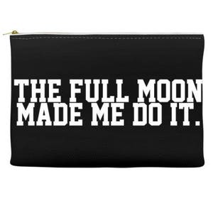 Full Moon Canvas Pouch - Etsy