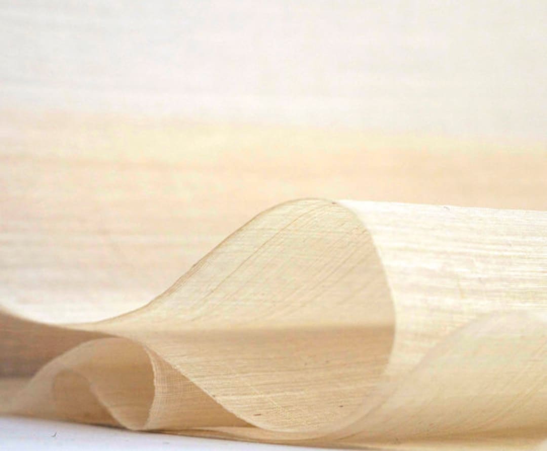 PINEAPPLE FIBER FABRIC / Pina (bast Fiber), Silk - Etsy