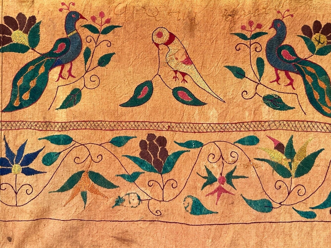 Vintage INDIA TEXTILE / Krishna & Lakshmi / Collectible / Home Decor - Etsy