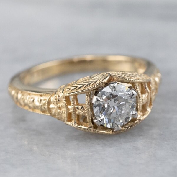 Large Diamond Ring - Etsy