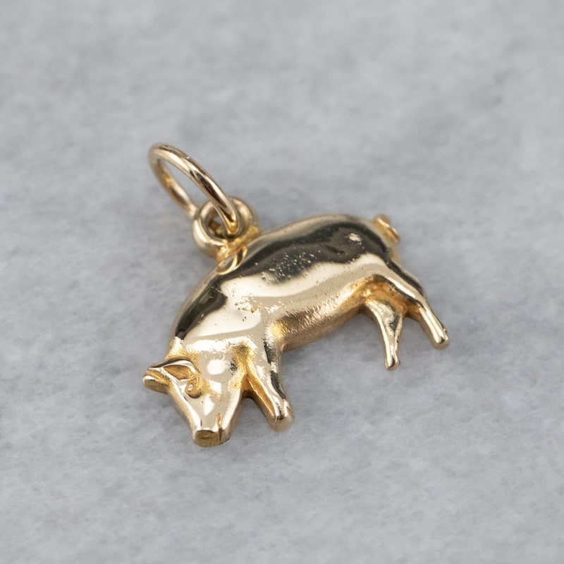 Pig Charm Bracelet - Etsy