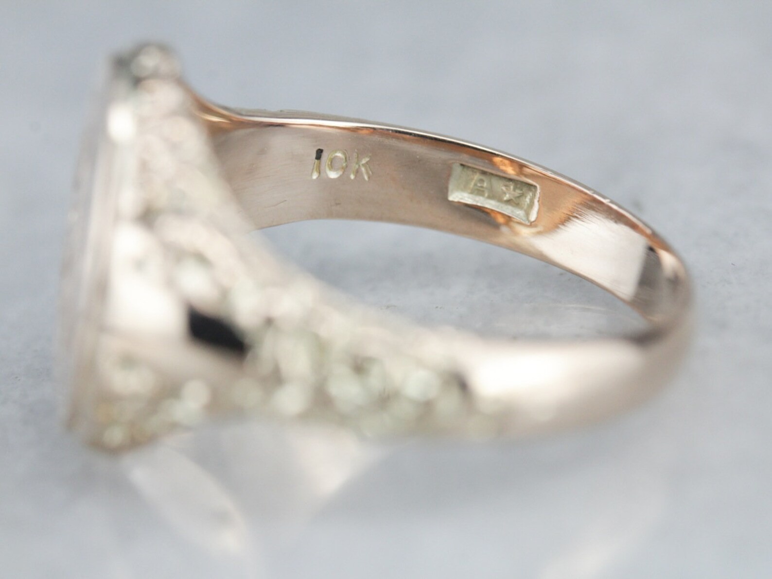 Monogrammed fgb Signet Ring Yellow Gold Signet - Etsy