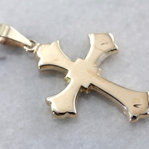 Beautiful Leaf Motif Cross Pendant in Large Size PUHTA3-N - Etsy