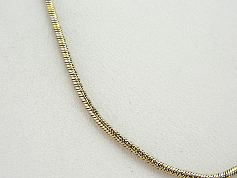 Classic Yellow Gold Snake Chain YHAPXF - Etsy
