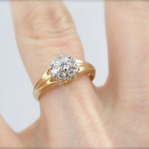 Vintage Modest Size Cocktail Ring With Fine Diamonds DNQKCY - Etsy