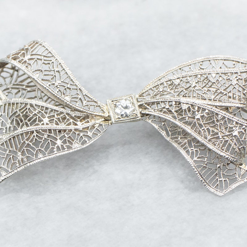 Bow Brooch - Etsy