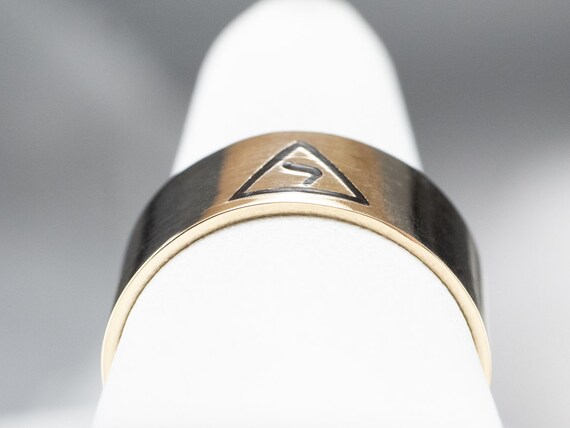 14th Degree Scottish Rite Masonic Ring with Latin Mot… - Gem