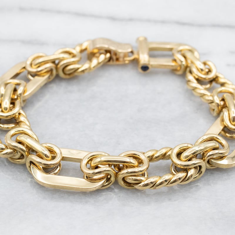 18k Gold Bracelet - Etsy