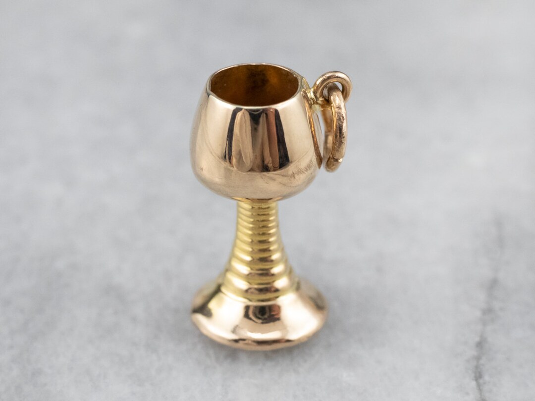 Holy Communion Cup Charm, Gold Communion Cup, Religious Charm ...