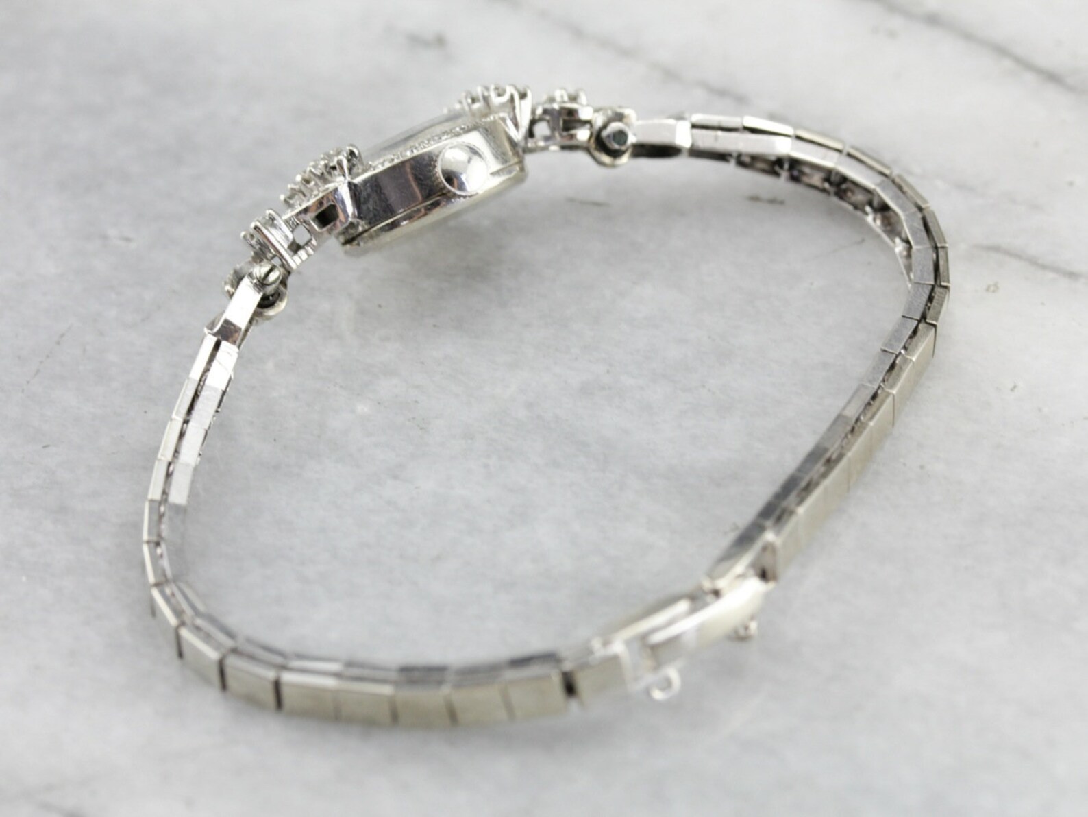 Diamond Ladies Wrist Watch, Vintage Kelbert Watch, Anniversary Gift ...