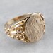 Unisex Victorian Gold Signet Ring Antique Monogram Ring - Etsy