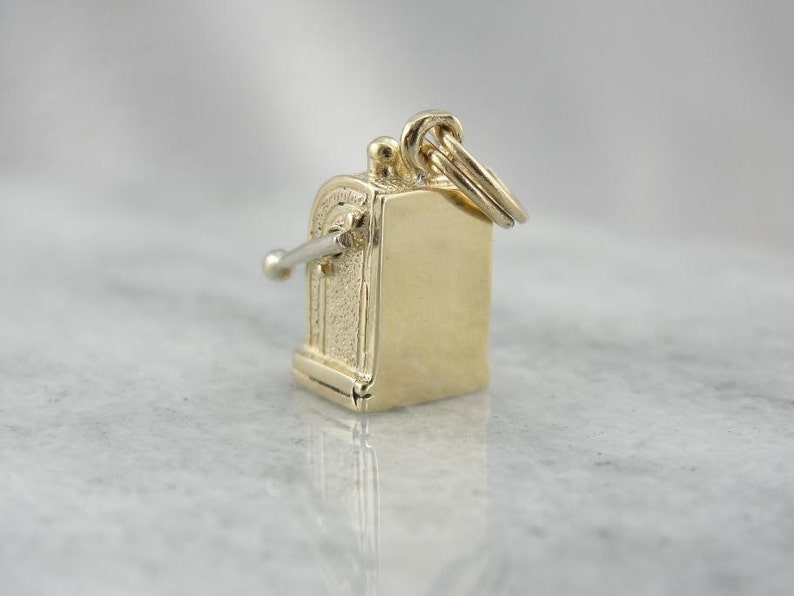 Vintage One Armed Bandit in Gold - Etsy