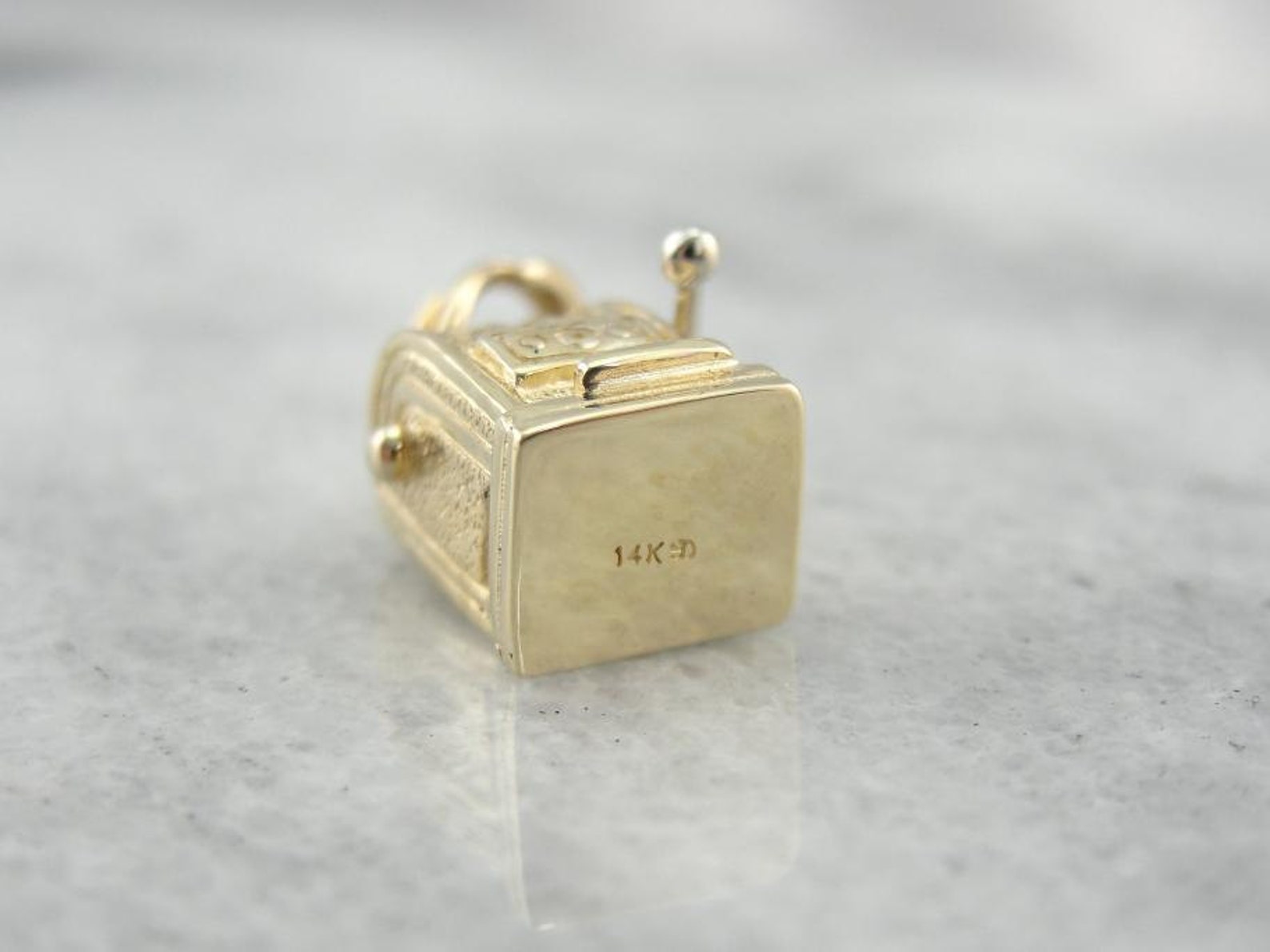 Vintage One Armed Bandit in Gold - Etsy