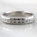 Etched Channel Set Diamond Wedding Band, Alternative Engagement for Him ...