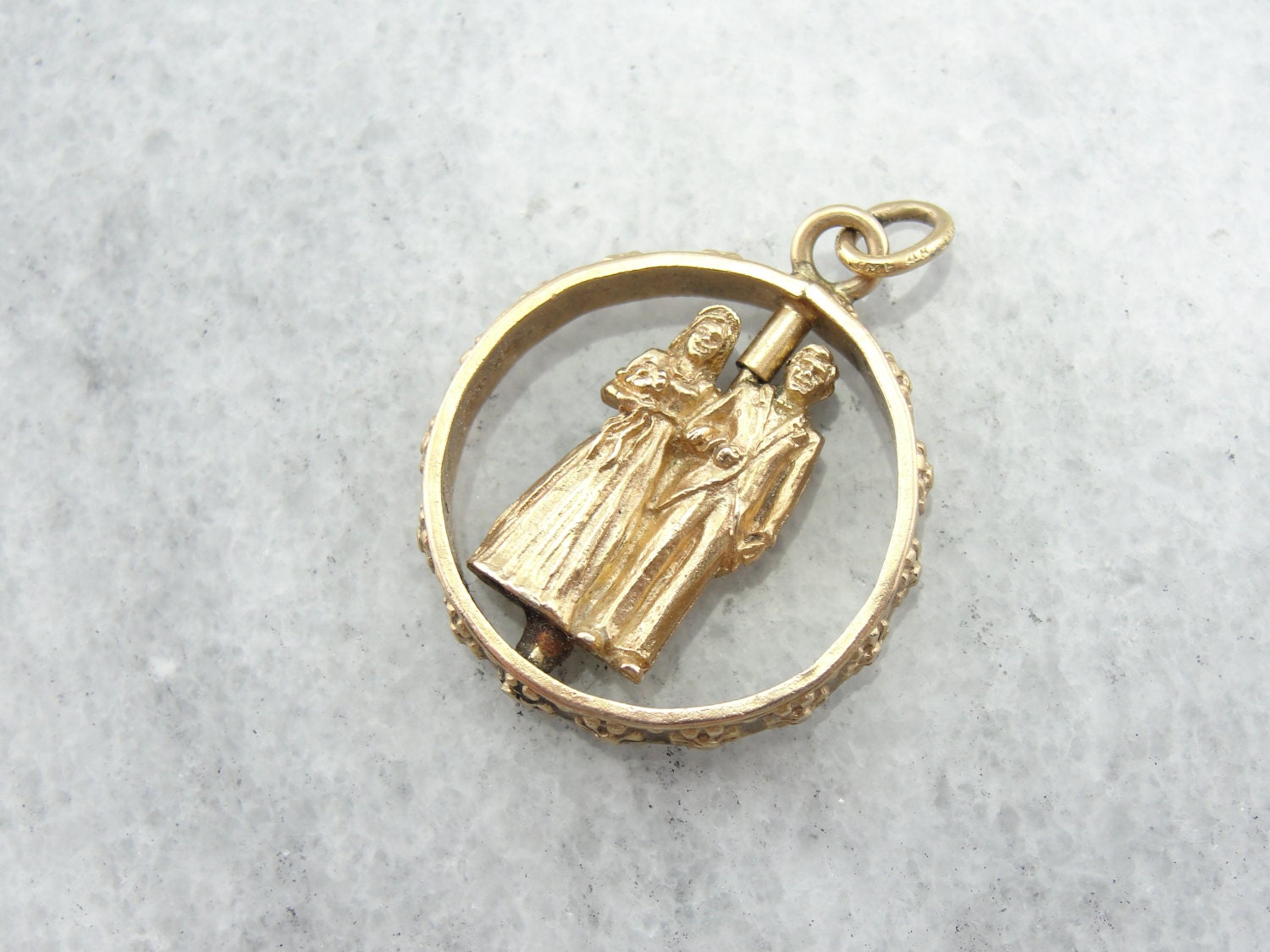 Groom Gold Charm - Etsy