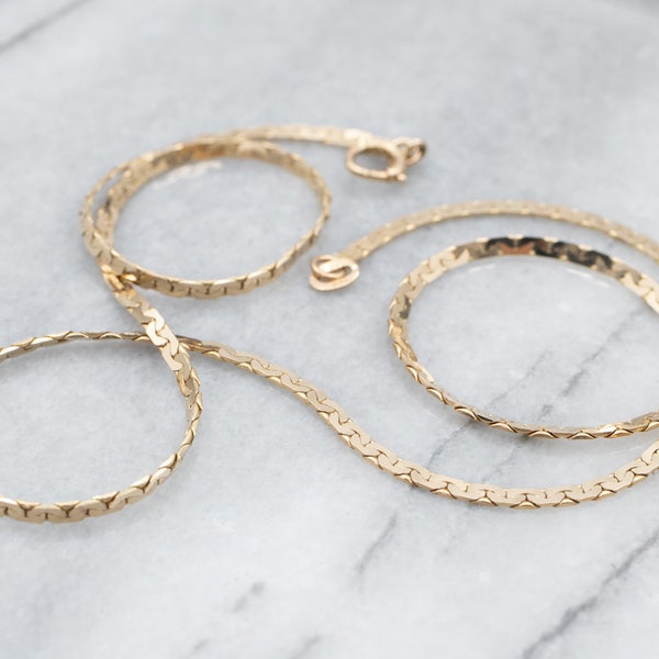 Flat Link Chain - Etsy