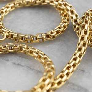 18K Gold Mesh Chain Necklace, Layering Necklace, Wardrobe Basics, Tiled ...