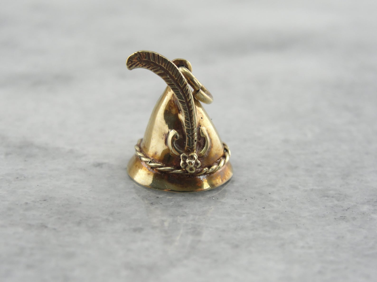 Vintage Bavarian Alps Hat or Cap With Feather Fine Gold - Etsy UK